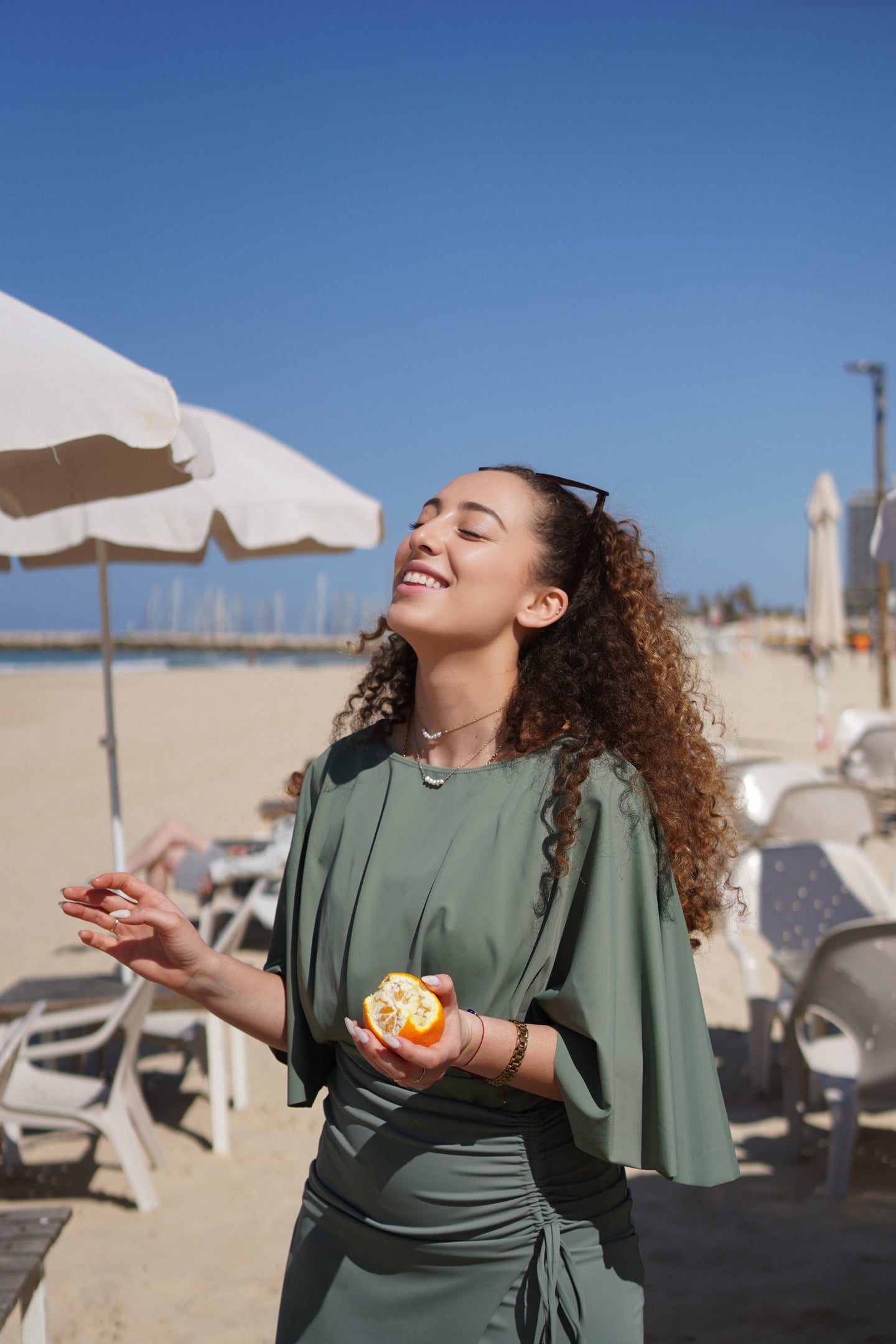 ANAVA PARIS I Modest Swimwear I Maya set with Ira skirt - Dark Ivy