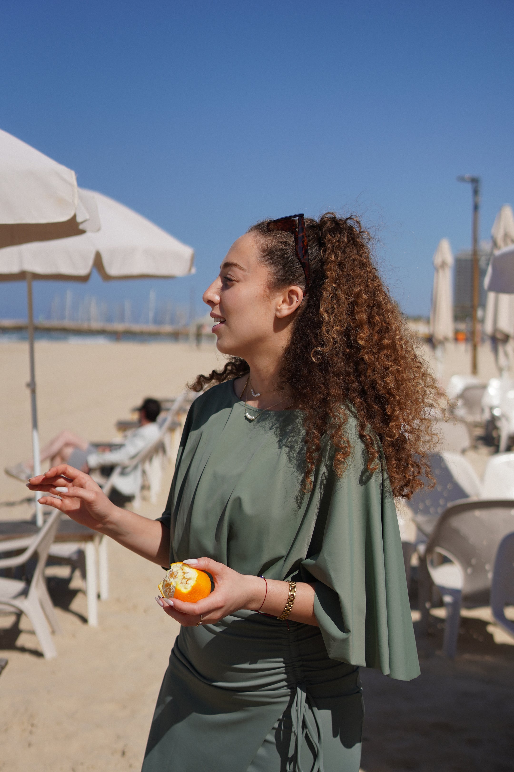 ANAVA PARIS I Modest Swimwear I Maya set with Ira skirt - Dark Ivy