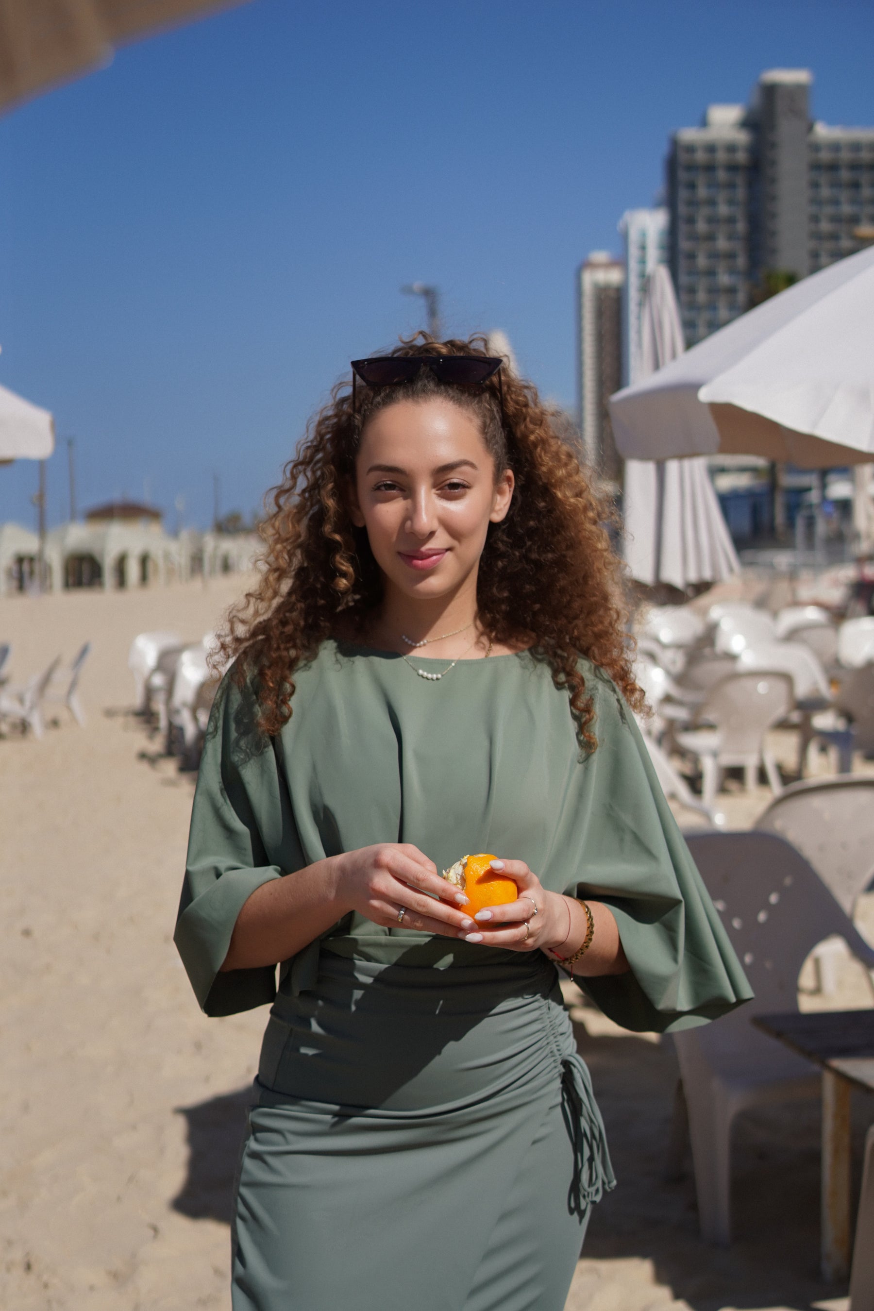 ANAVA PARIS I Modest Swimwear I Maya set with Ira skirt - Dark Ivy