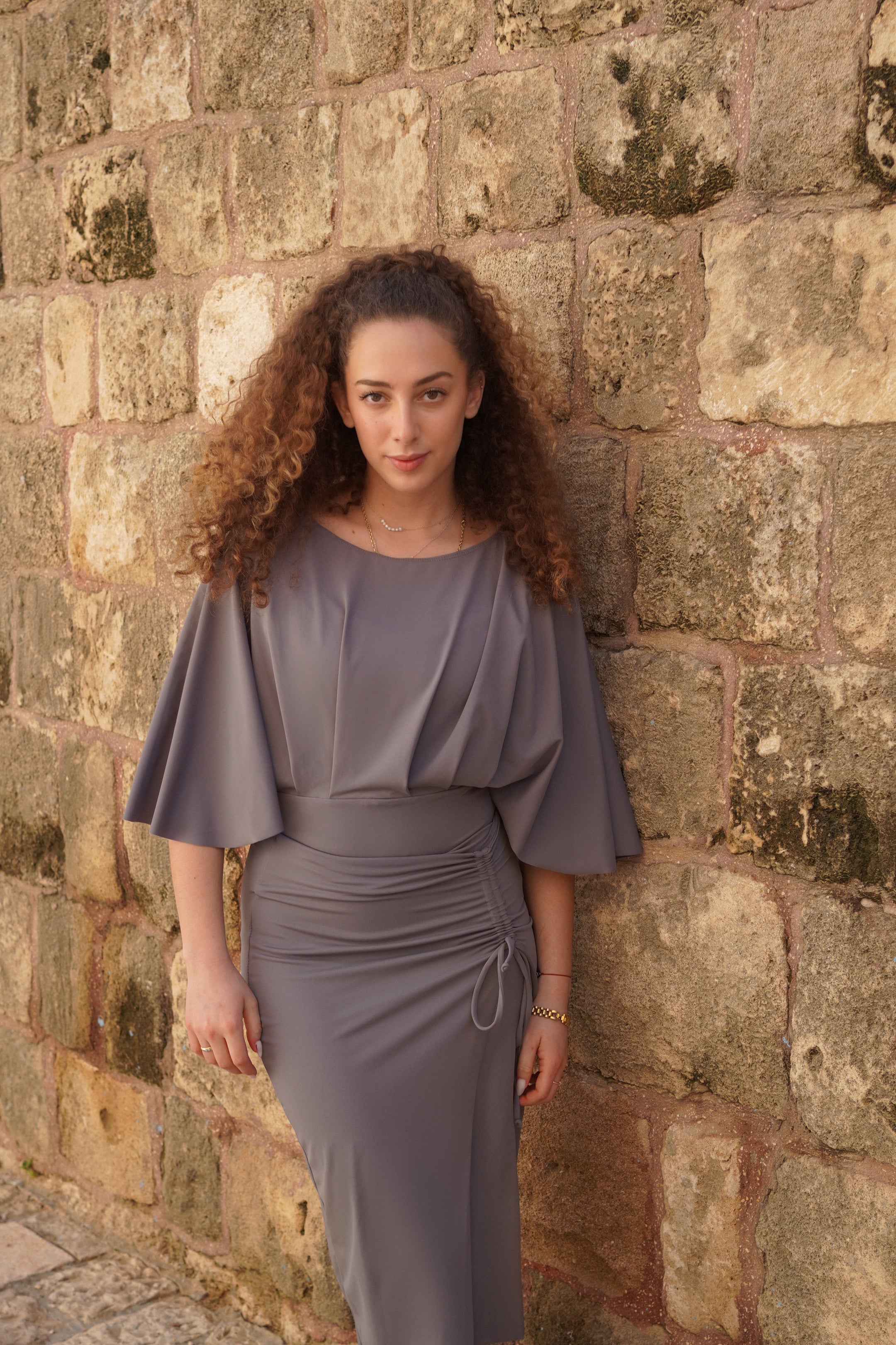 ANAVA PARIS I Modest Swimwear I Maya swim set - Stone grey